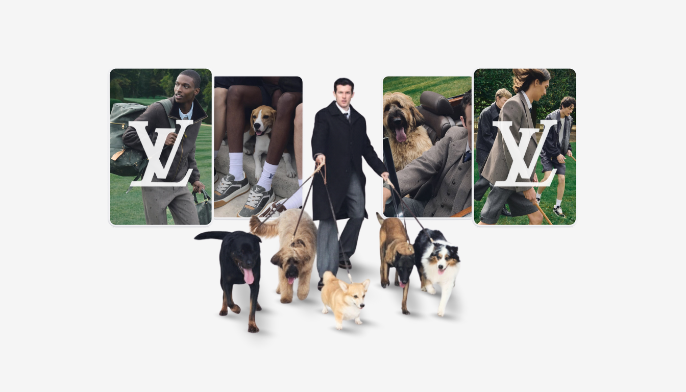 How Dogs Became Louis Vuitton’s New Emotional Language | What About Mkt